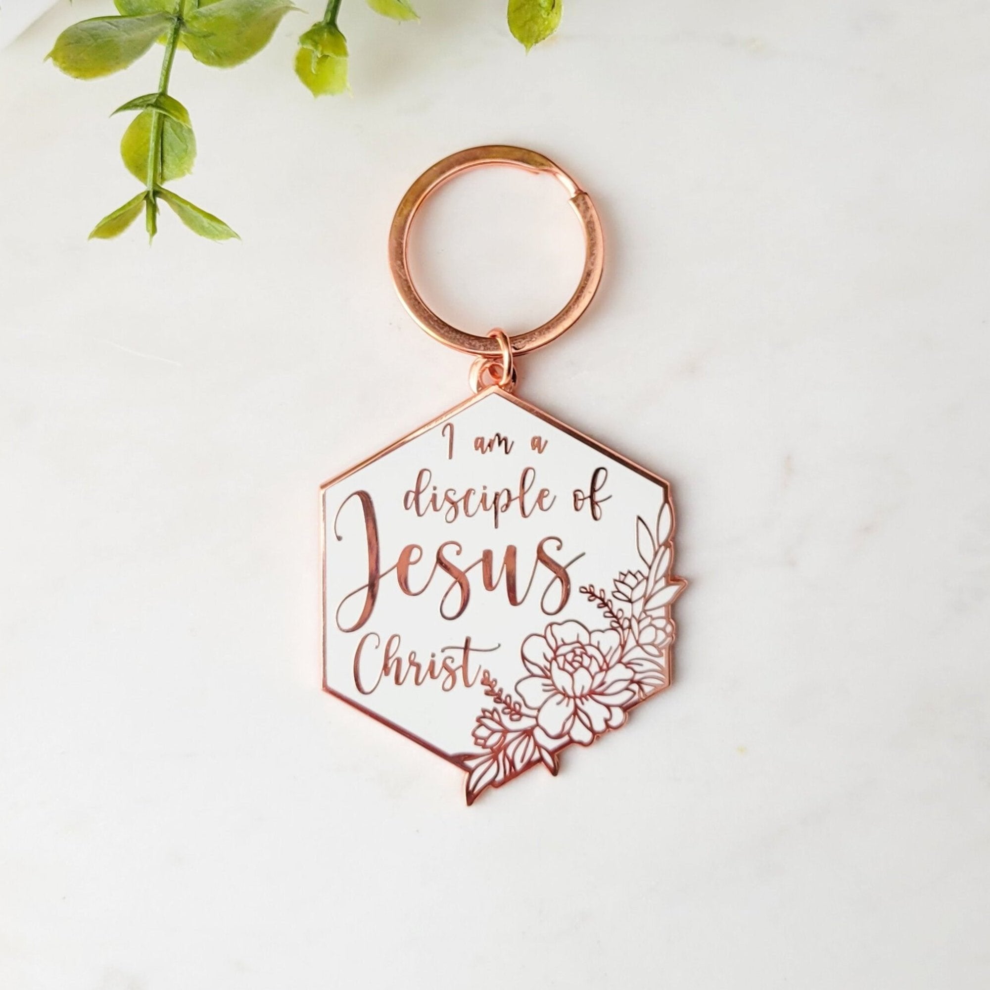 I Am A Disciple Of Jesus Christ Enamel Keychain – Ivy Lee